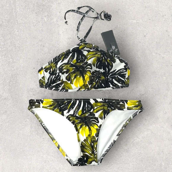 Abercrombie & Fitch | Swim | Abercrombie Swim Two Piece Palm Leaf Bikini Set | Poshmark